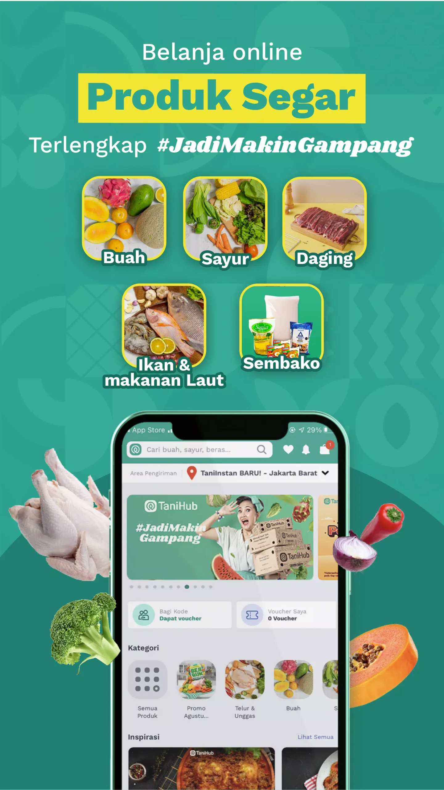 4 Aplikasi Untuk Belanja Sayur, Tak Perlu Ke Pasar - Unbox.id