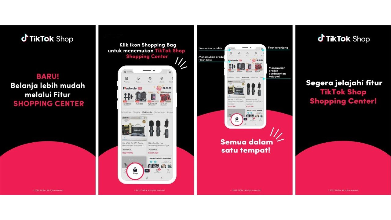 TikTok Rilis Fitur Shopping Center di Indonesia - Unbox.id
