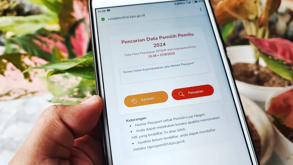 Ketahui Bagaimana Cara Cek DPT Online Lewat Ponsel - Unbox.id